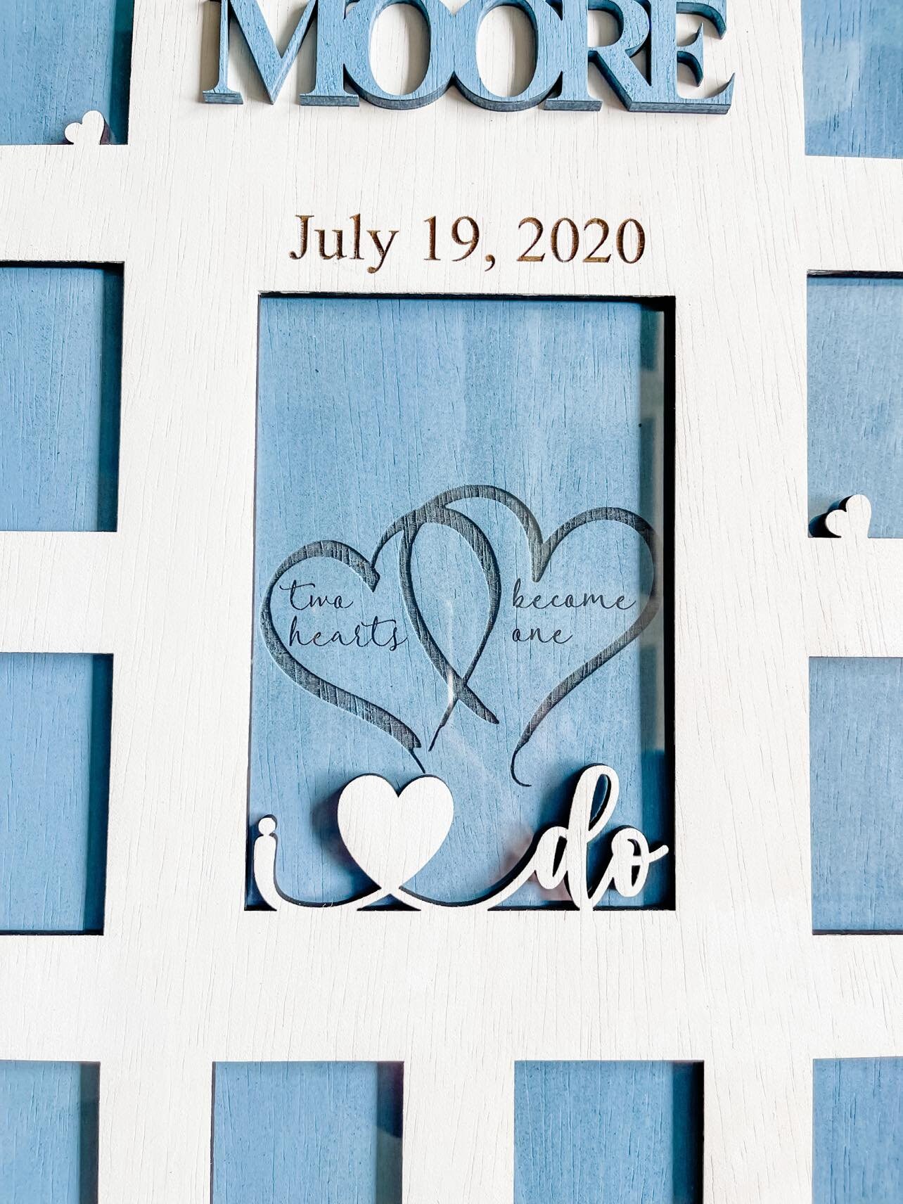Wedding Marriage Photo Frame Personalized Wall Art - Etsy