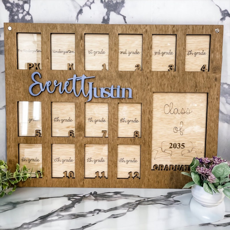 School Years Photo Frame - Etsy