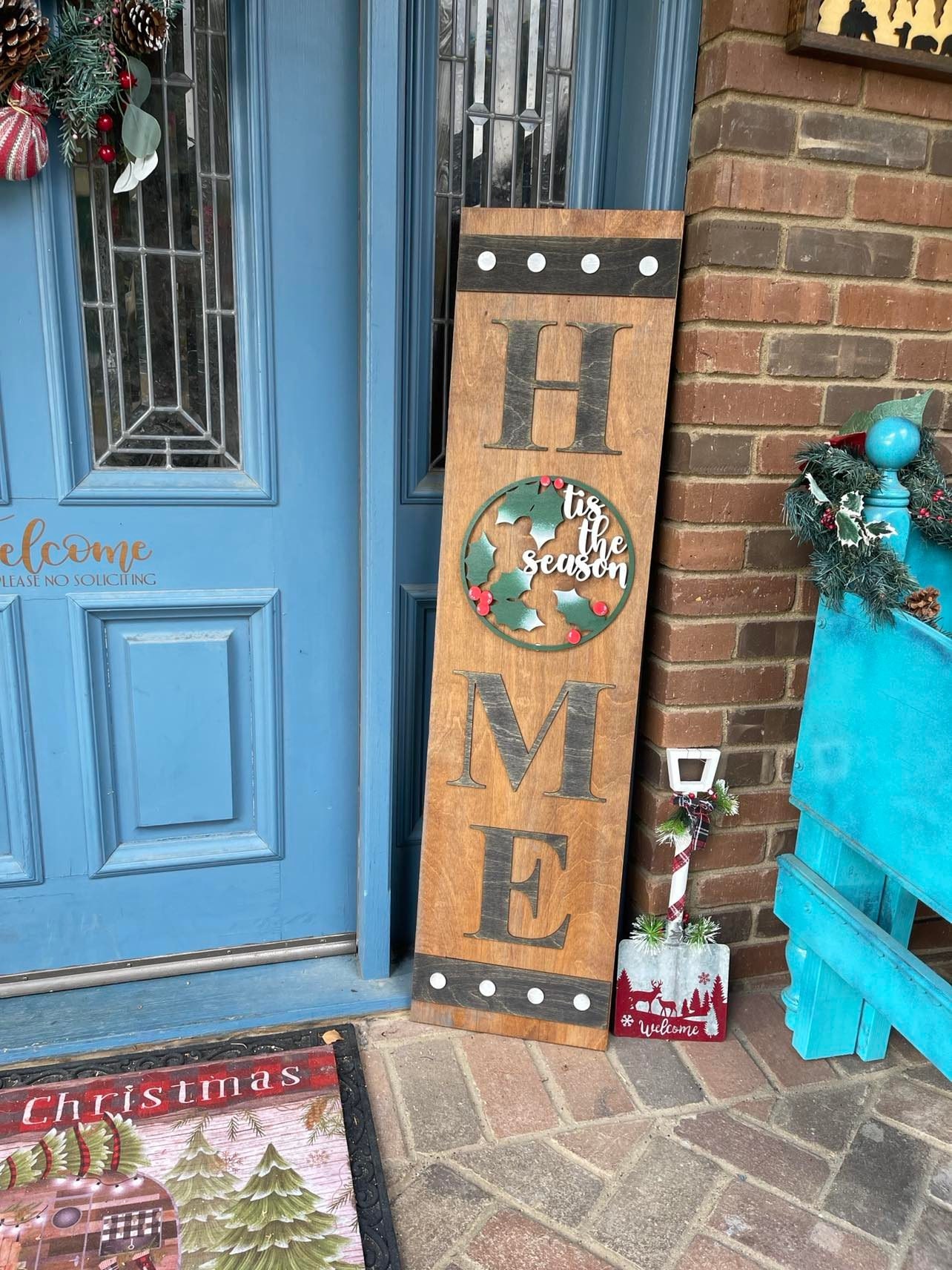 Large Interchangeable Home Welcome Sign for Front Porch - Etsy