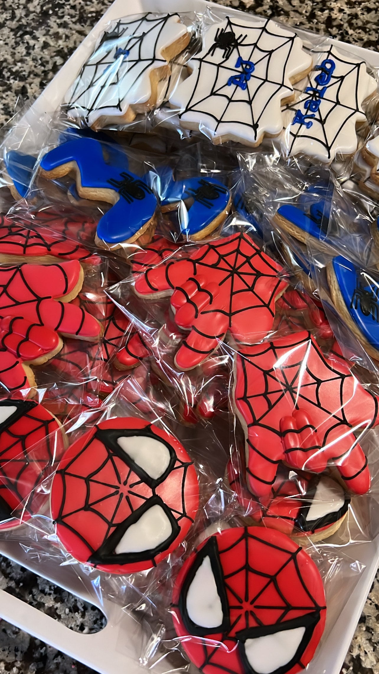 Spider Man Cookies - Etsy