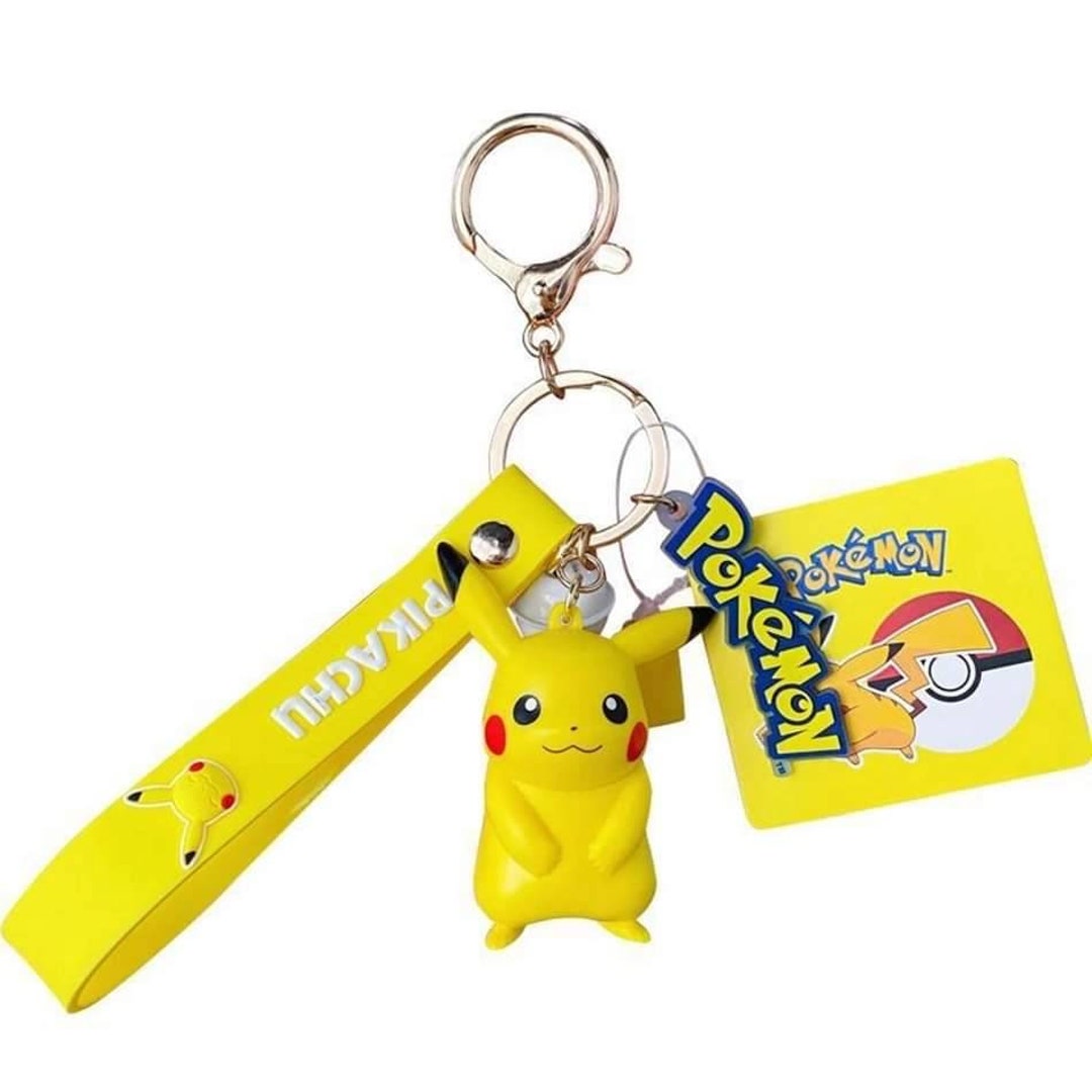Genuine Pokemon Cartoon Anime Character Pikachu 6 Cm. Keychain. Listed ...