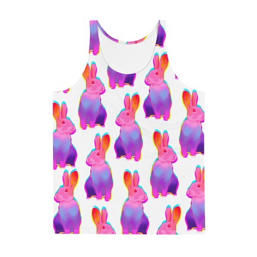 Pirate Skull Bunny Tank Top Women's Racerback Tank - Etsy