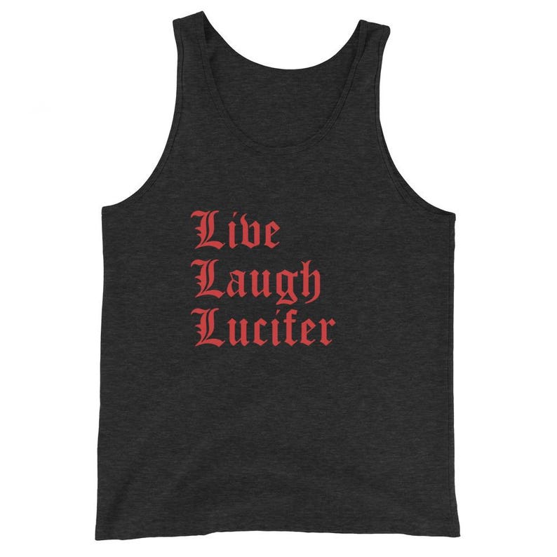 Live Laugh Lucifer Unisex Classic Tank - Etsy