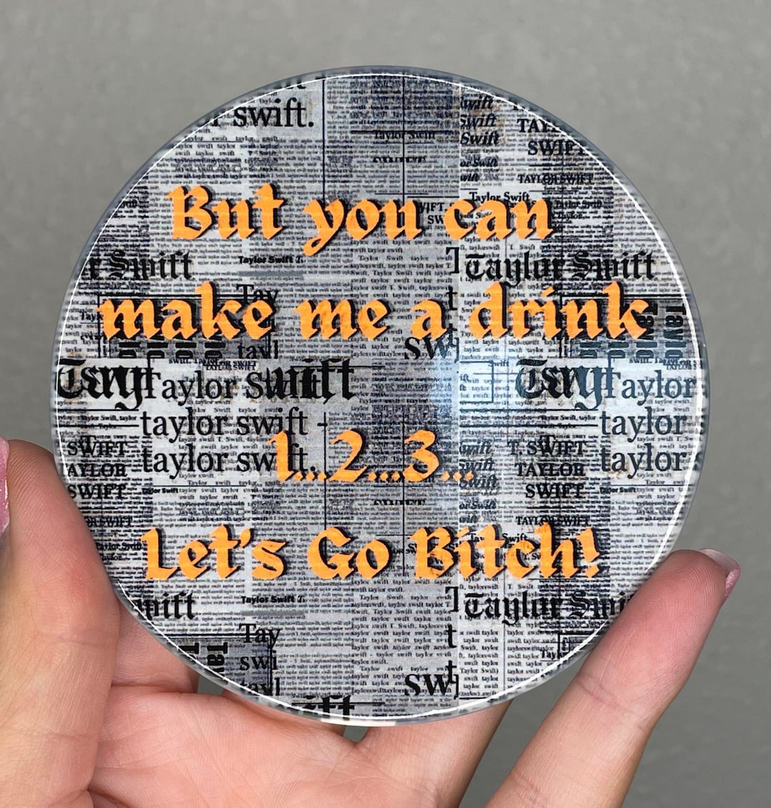 Taylor Swift Delicate Reputation Inspired Ceramic Coaster 1 2 - Etsy