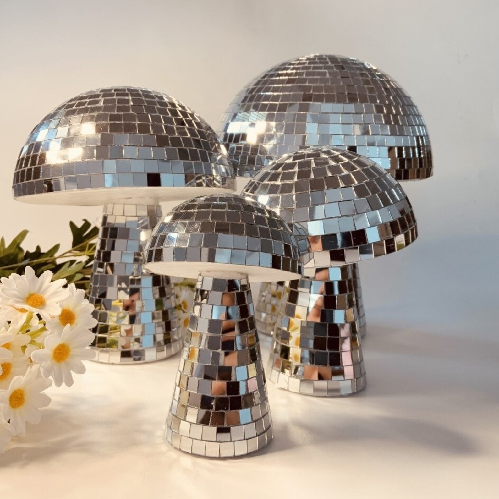 Mushroom Disco Ball Funky Mushroom Décor Boho Mirror Décor - Etsy UK