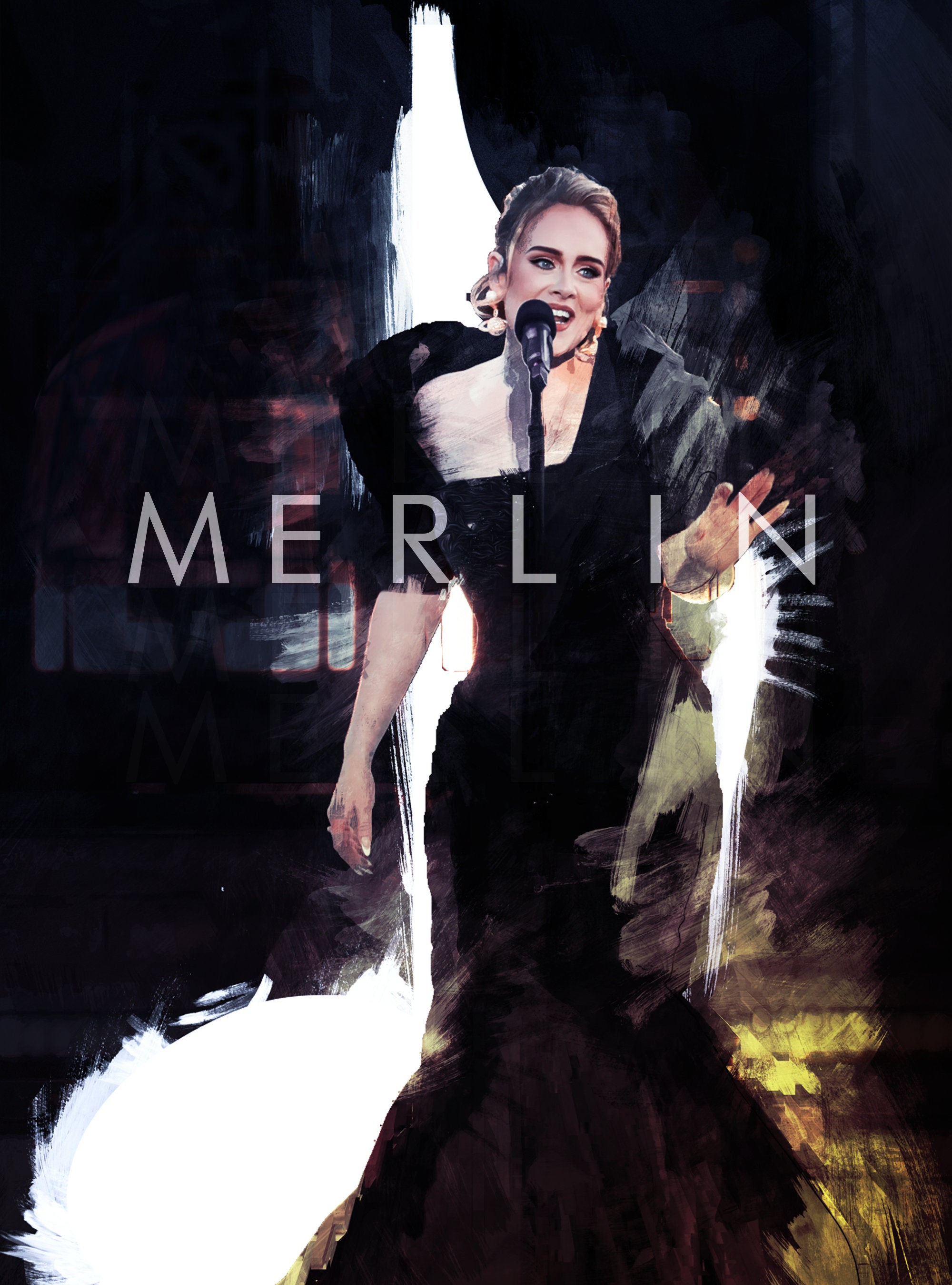 Adele Digital Poster (A2 A3 A4) Adele, - Etsy