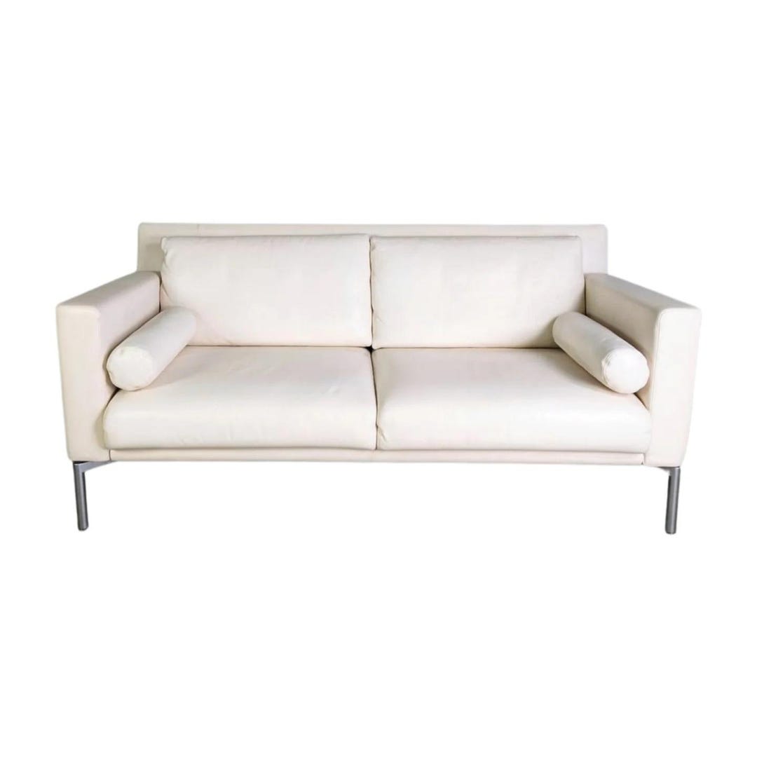 2x Original Walter Knoll Two-seater Sofa Design Couch Jason Leather - Etsy