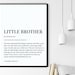 Little Brother Definition Print Poster - Etsy
