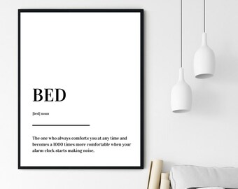 Good Night Definition Print Poster | Etsy