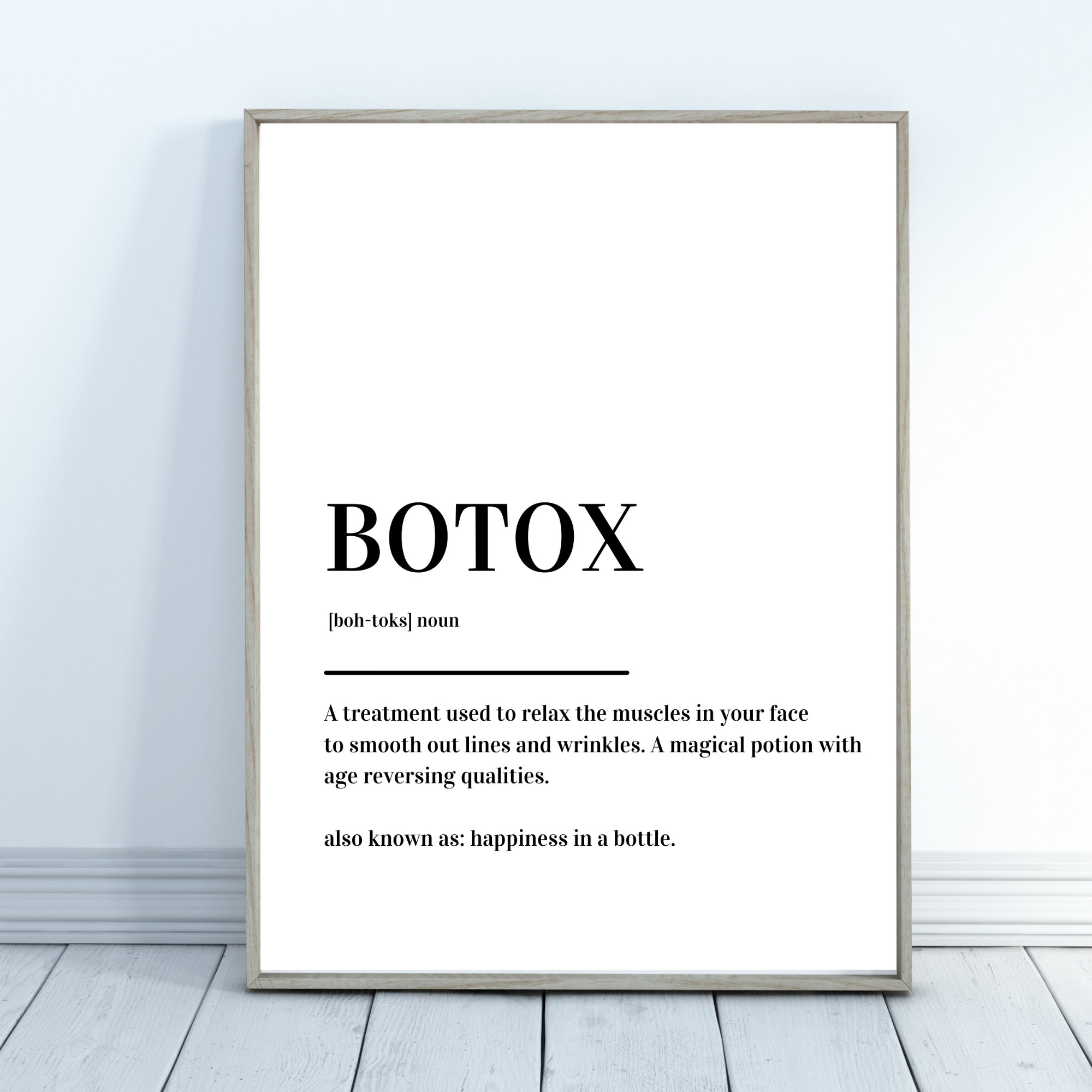 Botox Definition Print Poster - Etsy UK