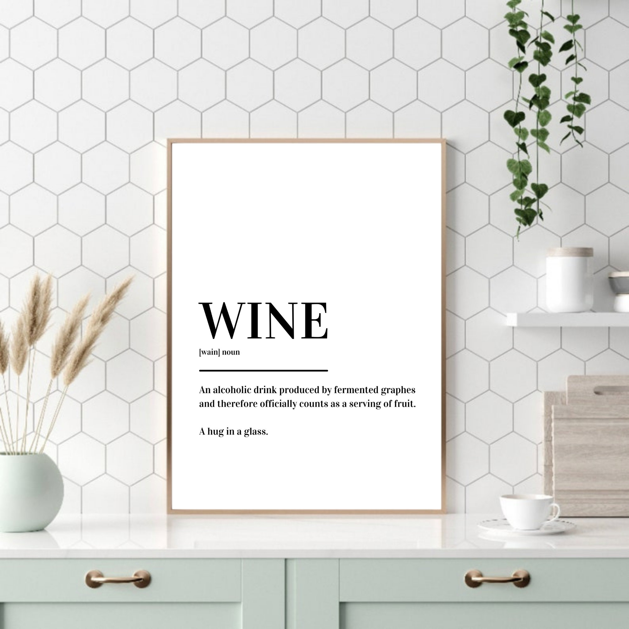 Wine Definition Print Poster - Etsy