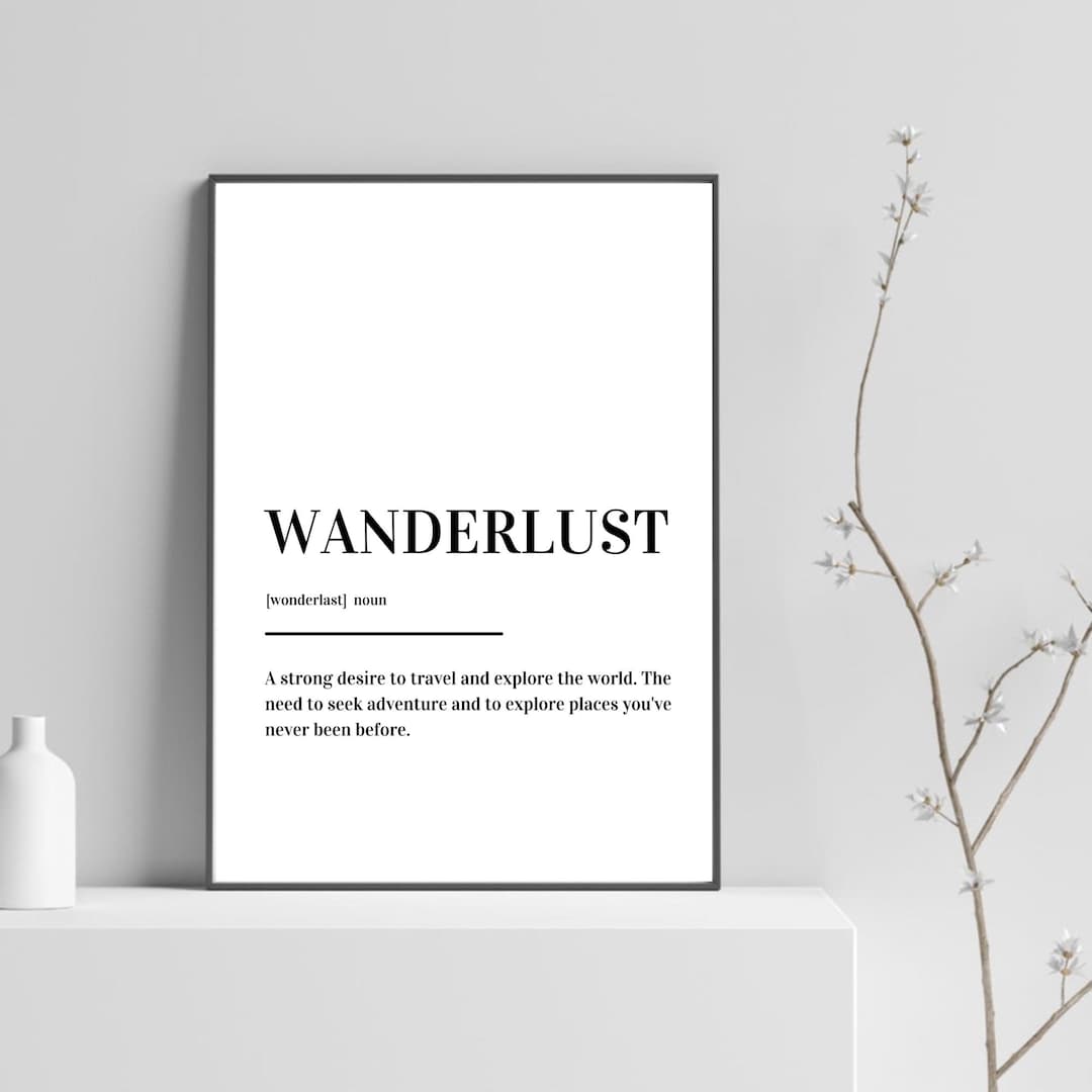 Adventure Definition Print Poster - Etsy