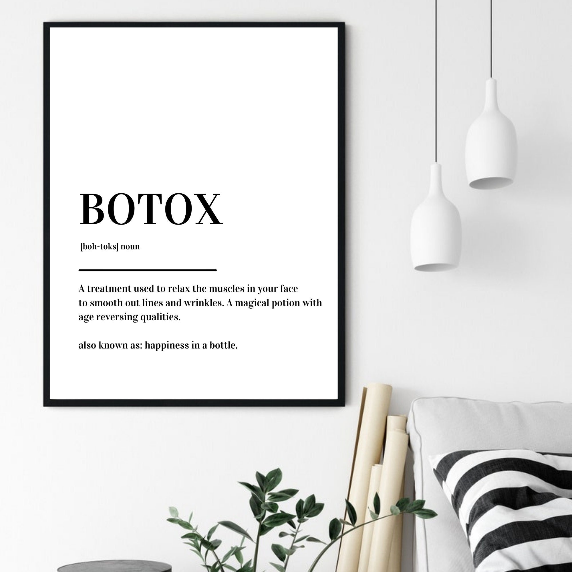 Botox Definition Print Poster - Etsy UK