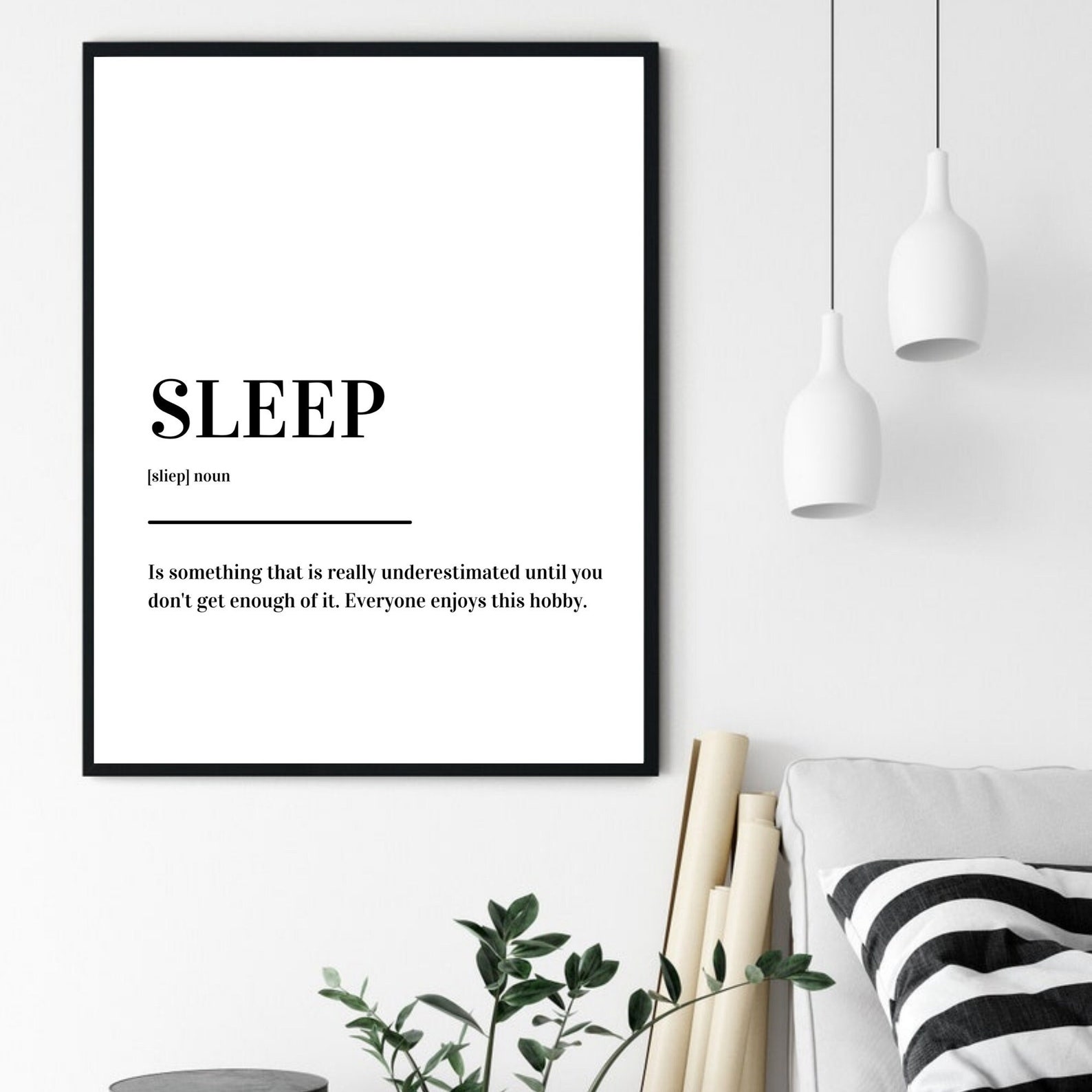 Sleep Definition Print Poster - Etsy