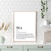 Tea Definition Print Poster - Etsy