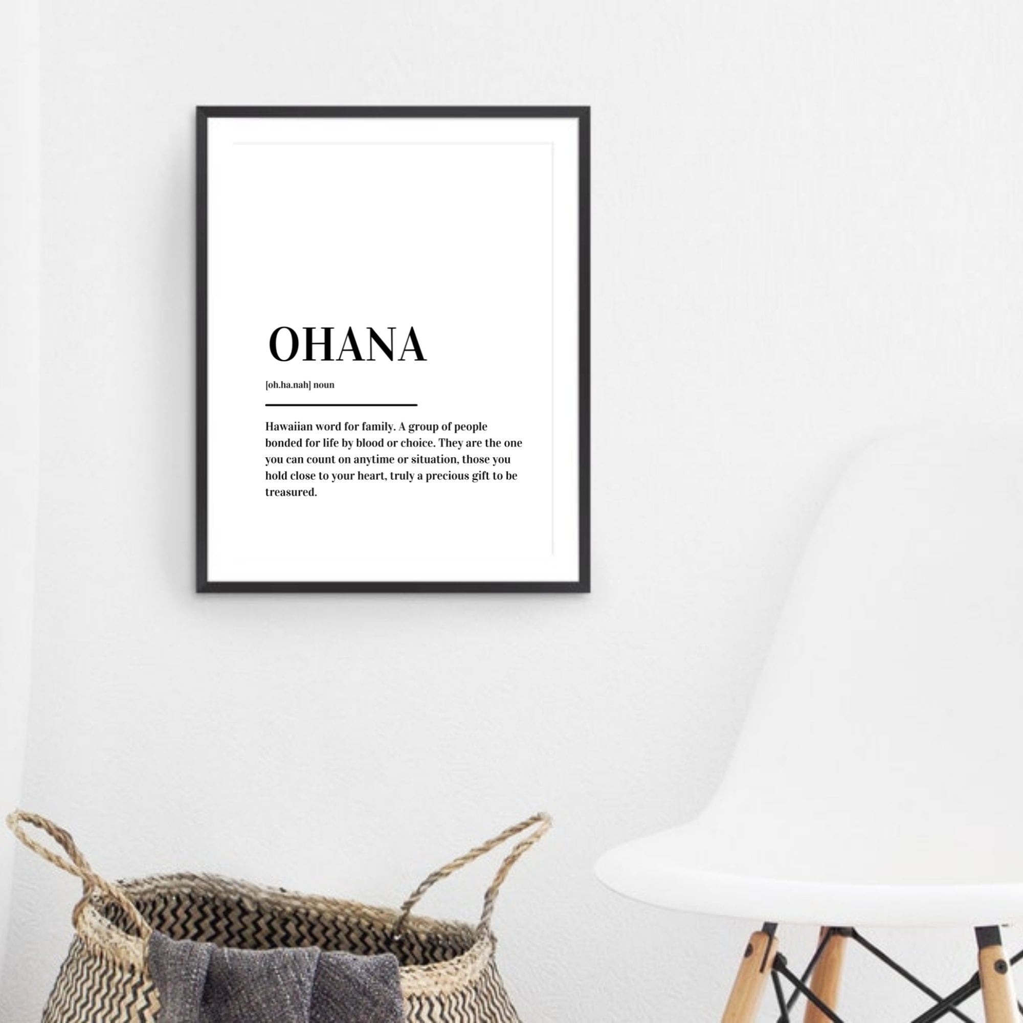 Ohana Definition Print Poster - Etsy