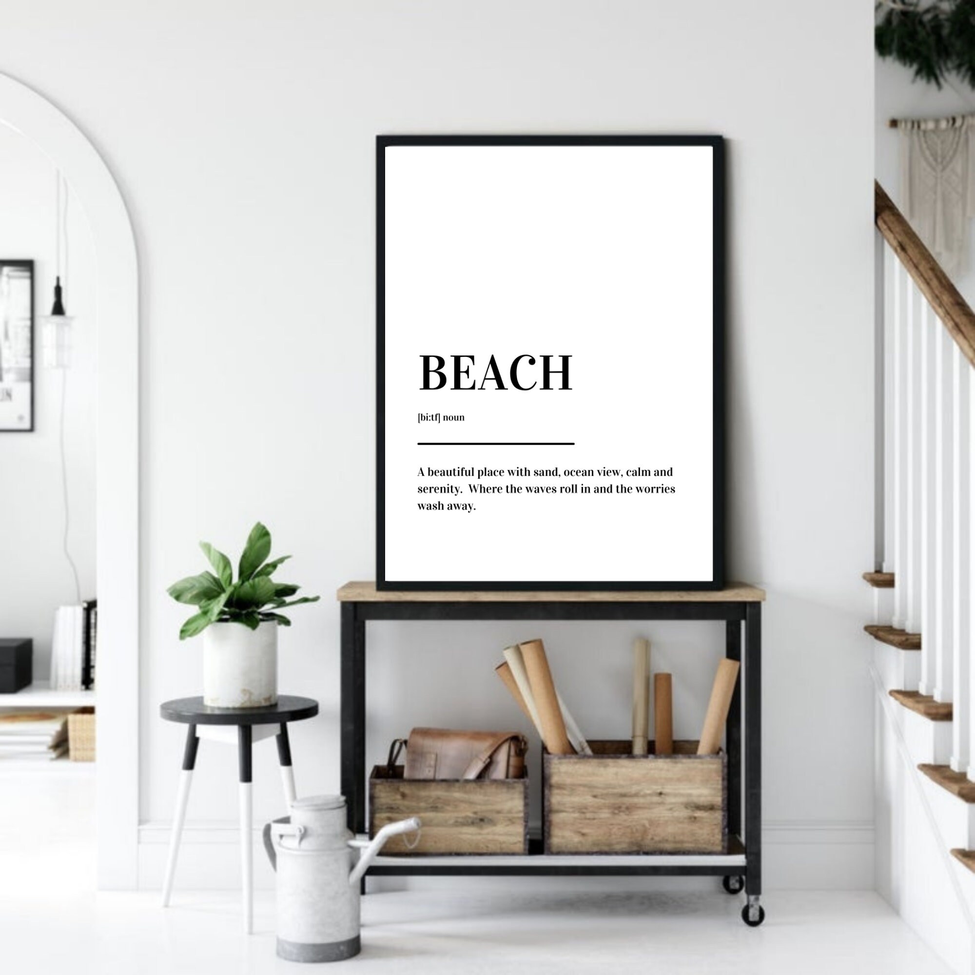 Beach Definition Print Poster - Etsy