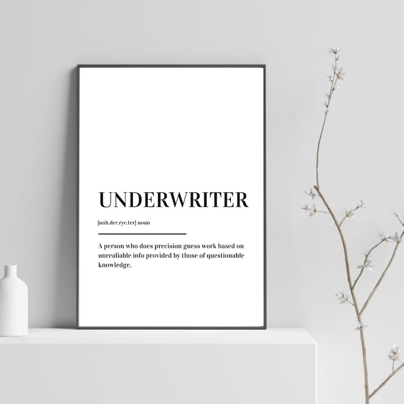 Funny Underwriter - Etsy