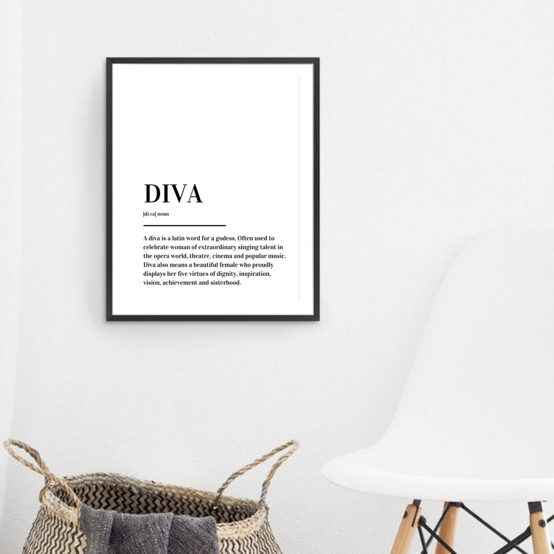 Diva Definition Print Poster - Etsy