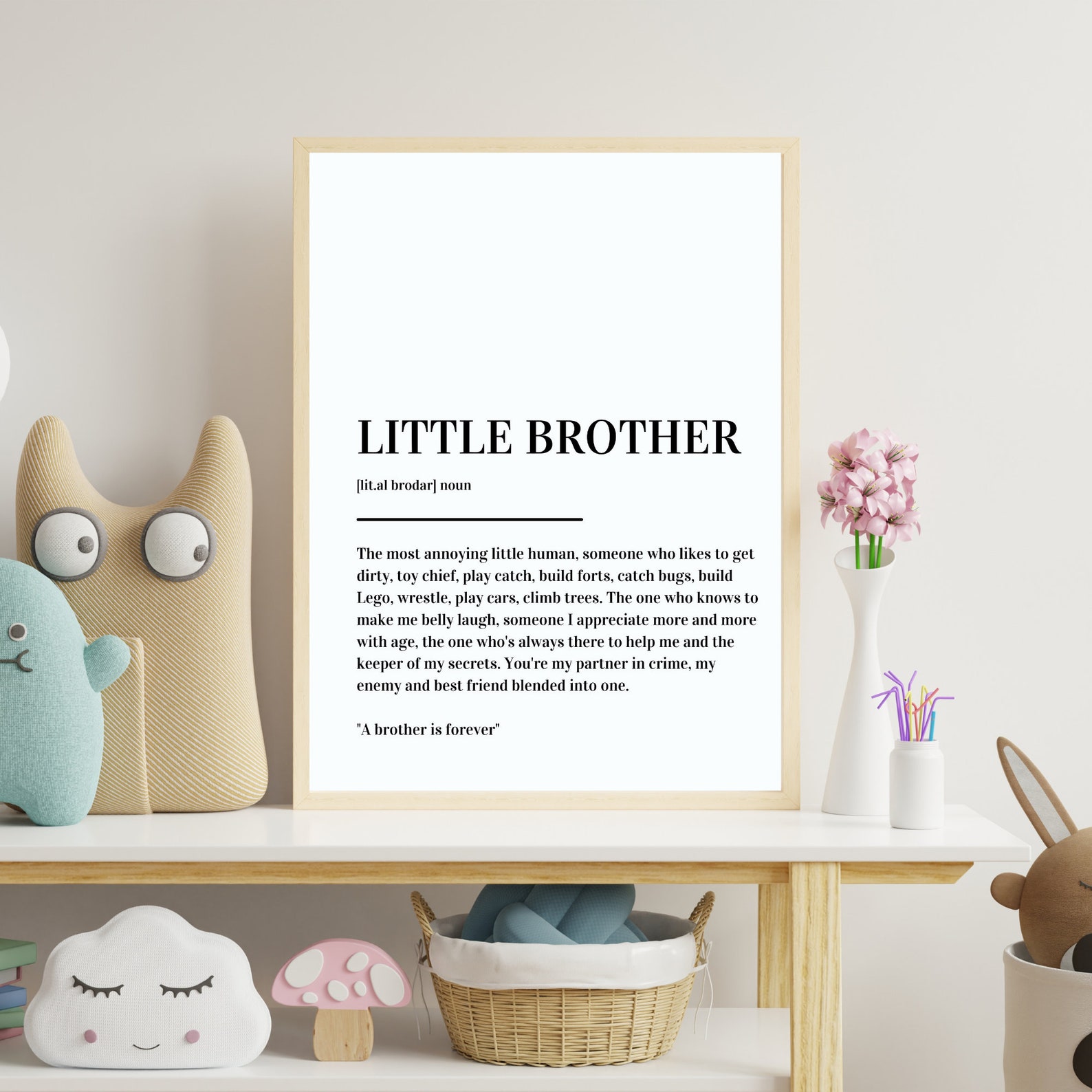 Little Brother Definition Print Poster - Etsy