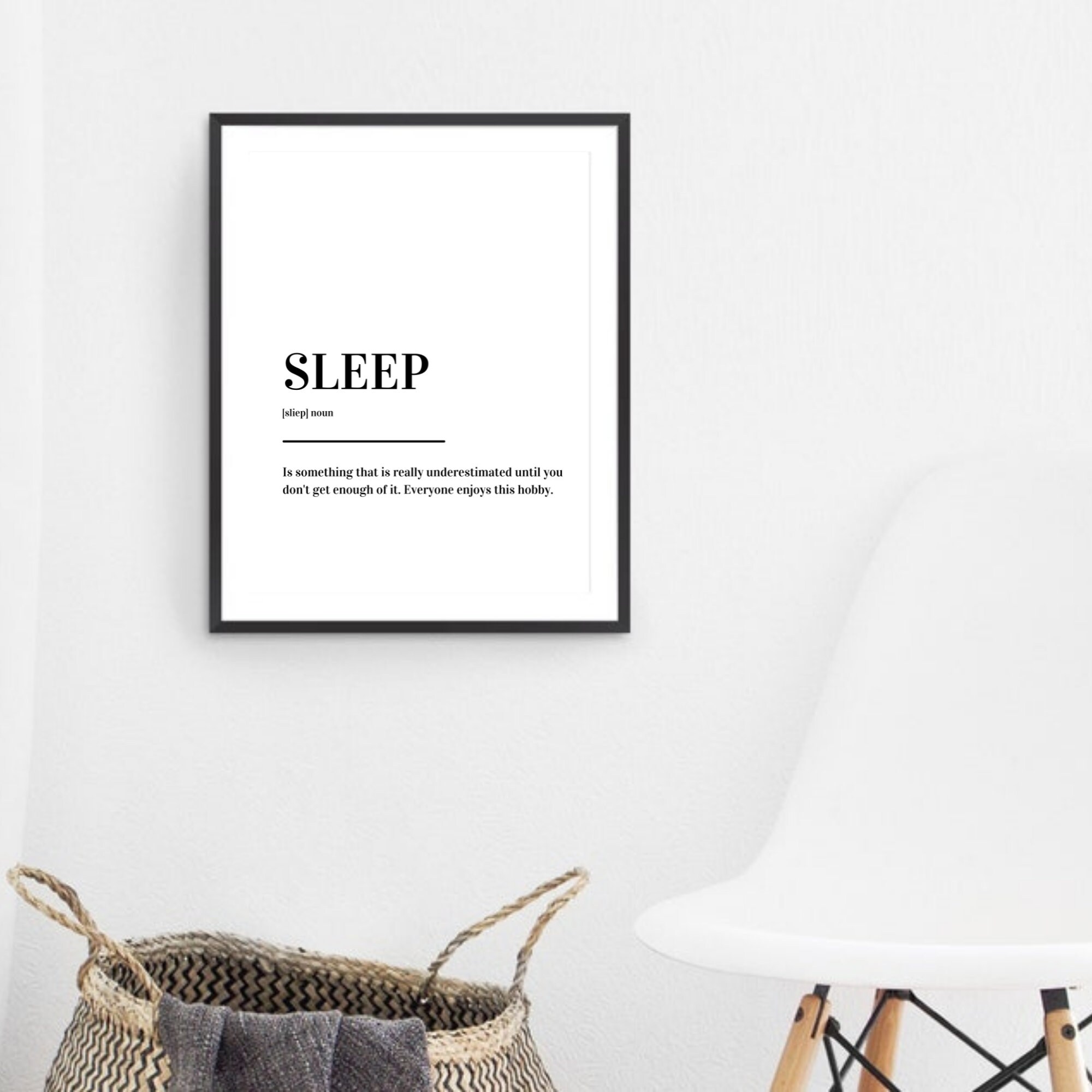 Sleep Definition Print Poster - Etsy