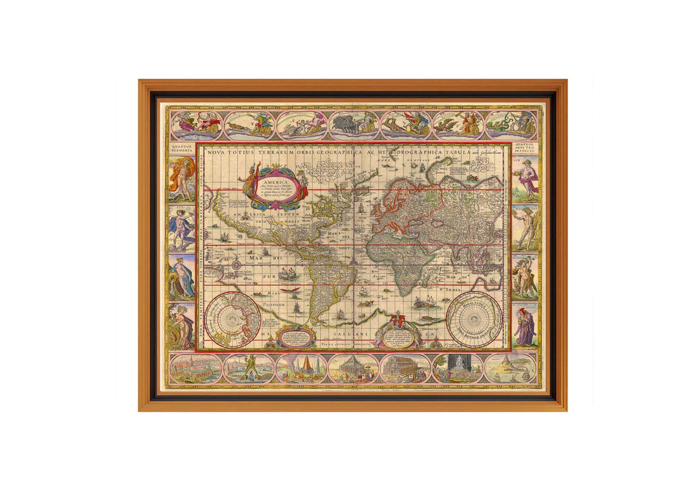 Nostalgic Digital Map,vintage Map Prints,old City,retro Map,historical ...