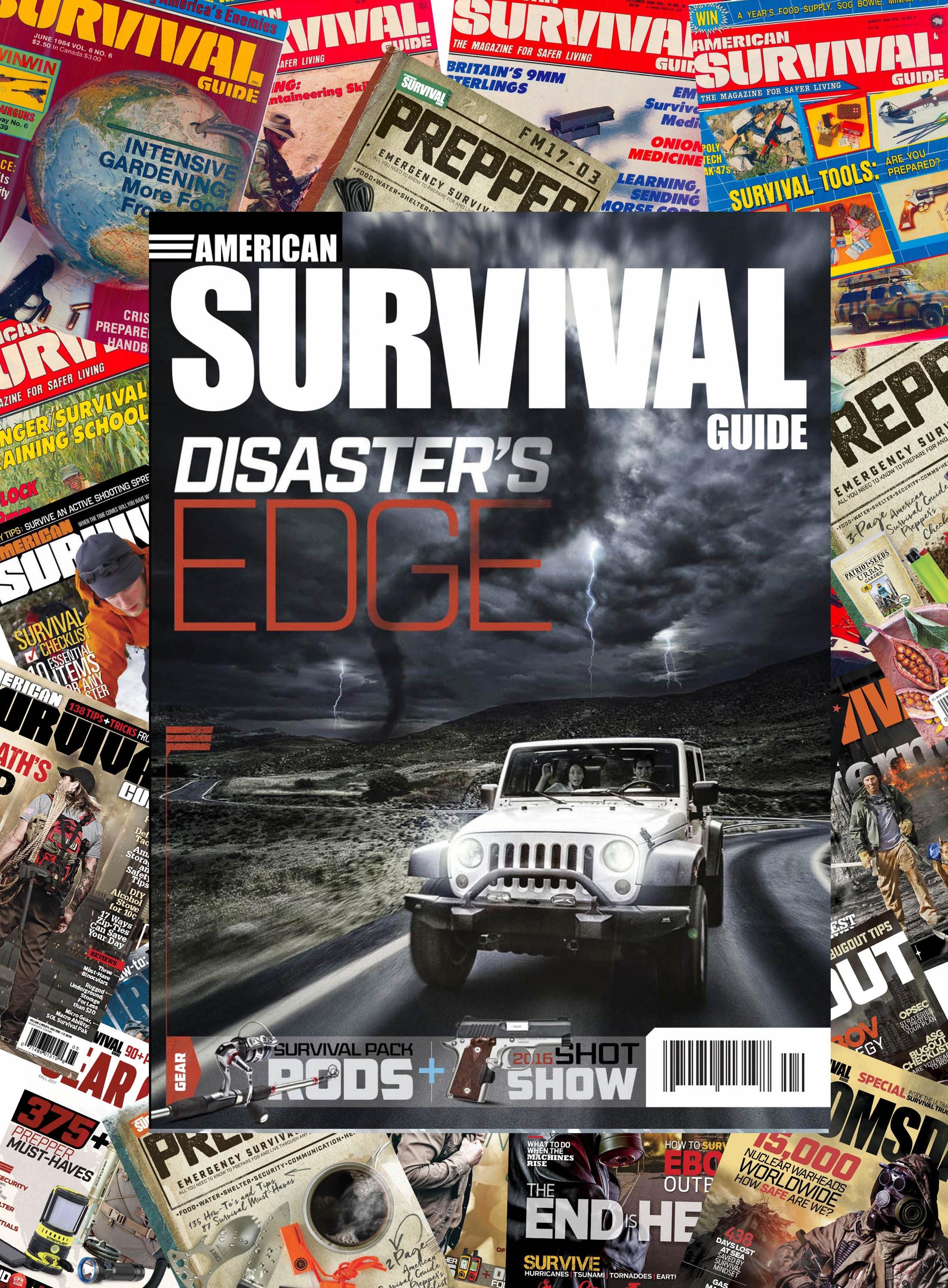 Survival Magazine Bundle: Prepper Bug Out Guide, American Survivalist ...