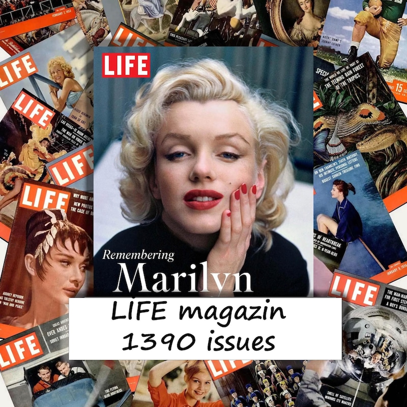 Magazines Print Life - Etsy