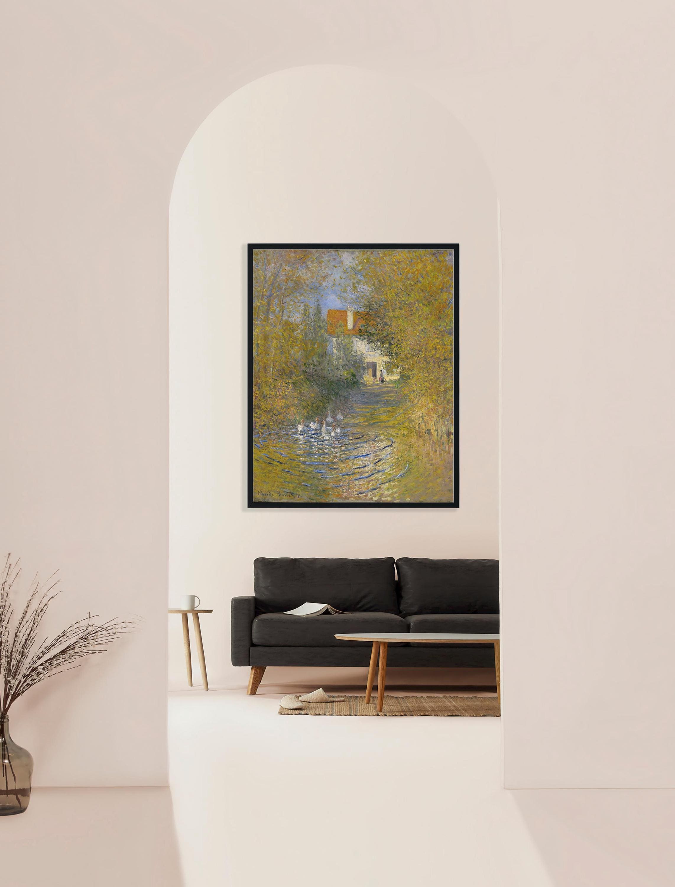 Claude Monet:the Duck Pond Printable Oil Painting - Etsy