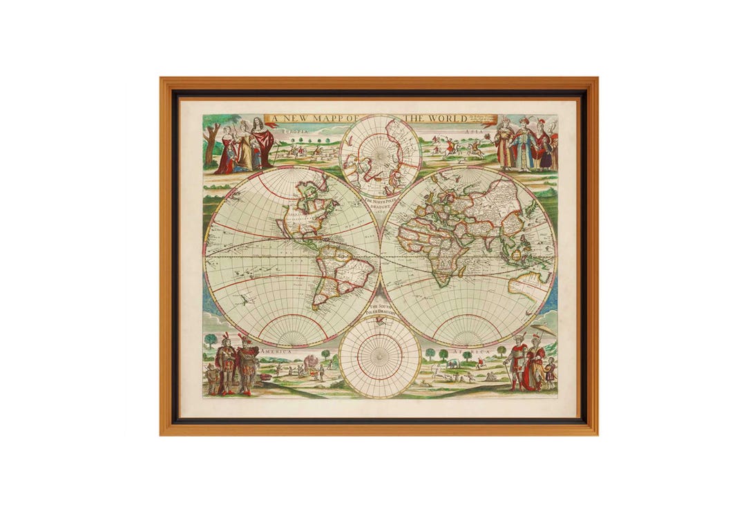 Nostalgic Digital Map,vintage Map Prints,old City,retro Map,historical ...