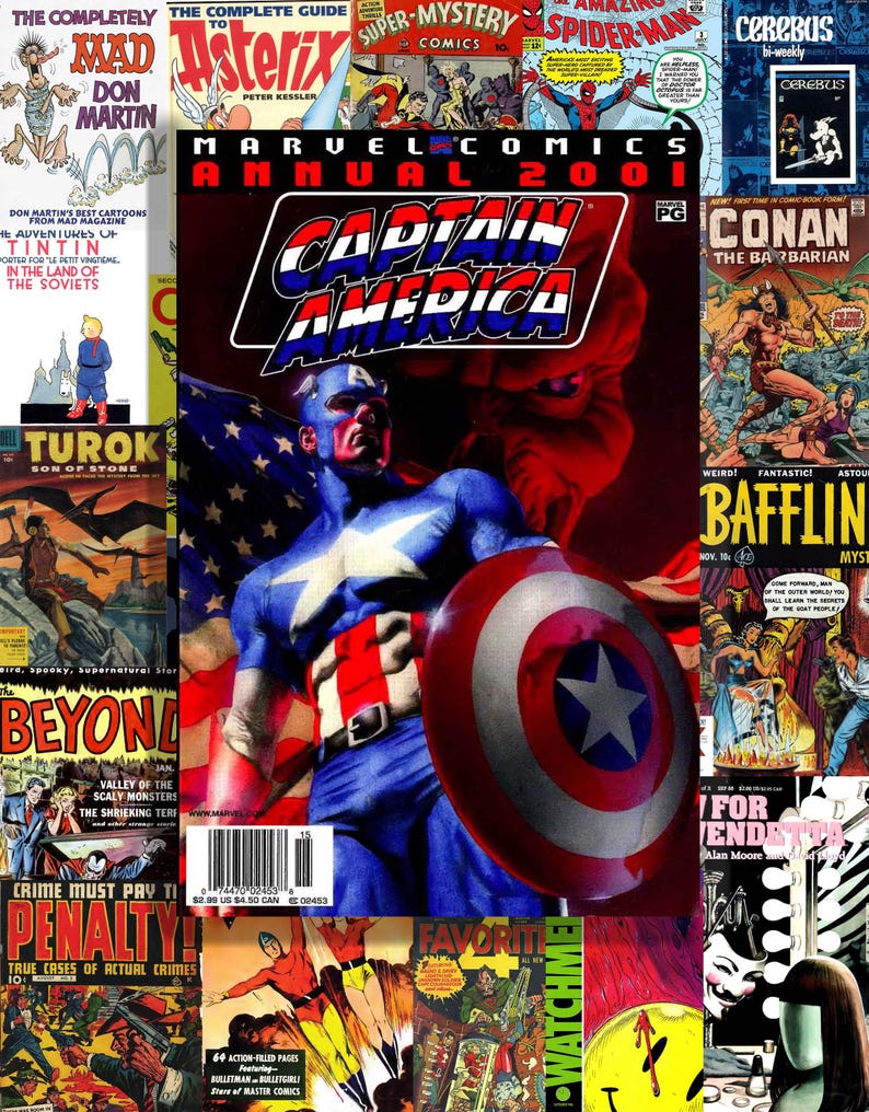 Vintage Comic Magazines:vintage PDF Magazine Digital Download - Etsy