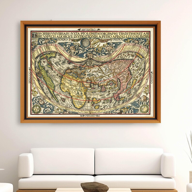 Nostalgic Digital Map,vintage Map Prints,old World,retro Map,historical ...