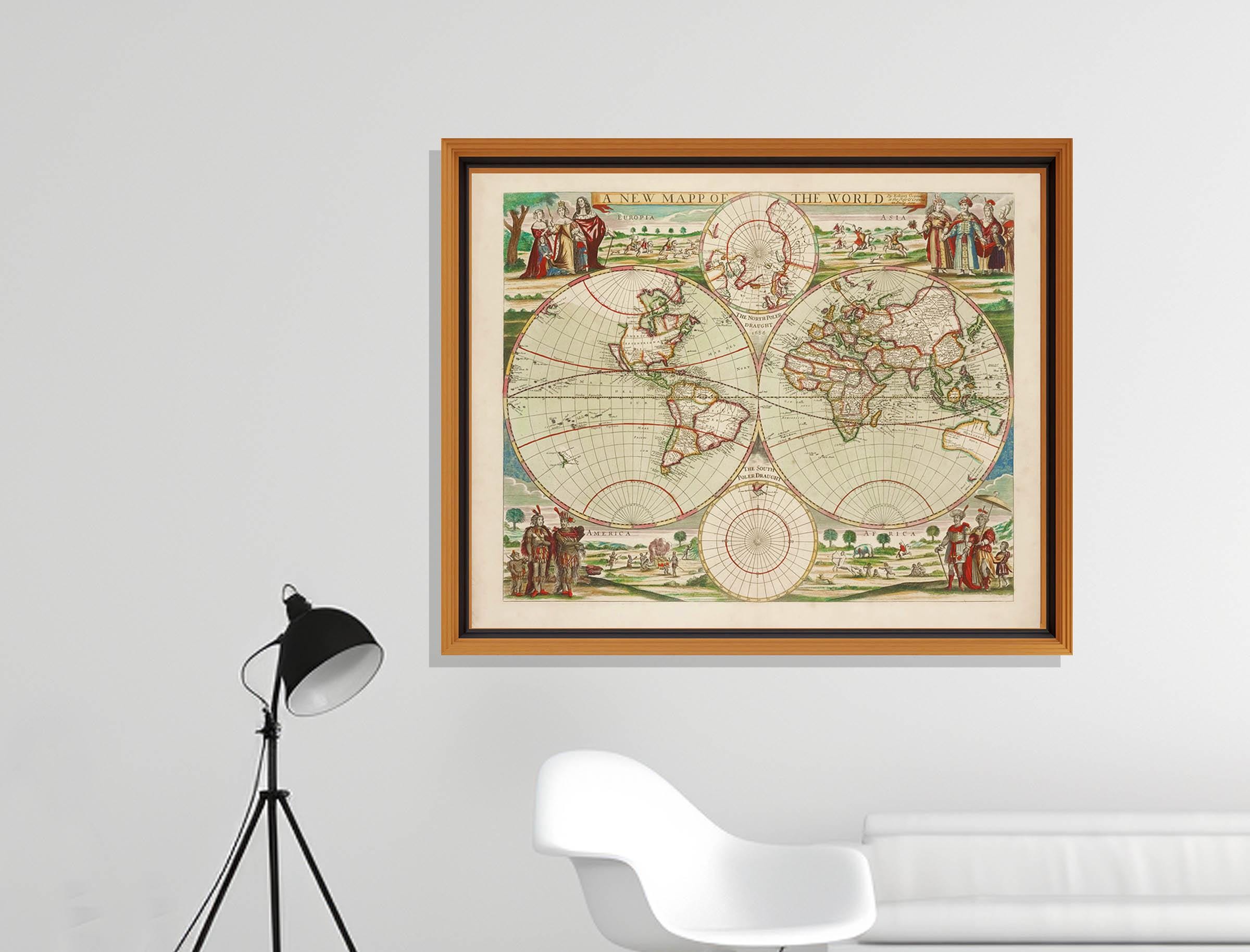 Nostalgic Digital Map,vintage Map Prints,old City,retro Map,historical ...