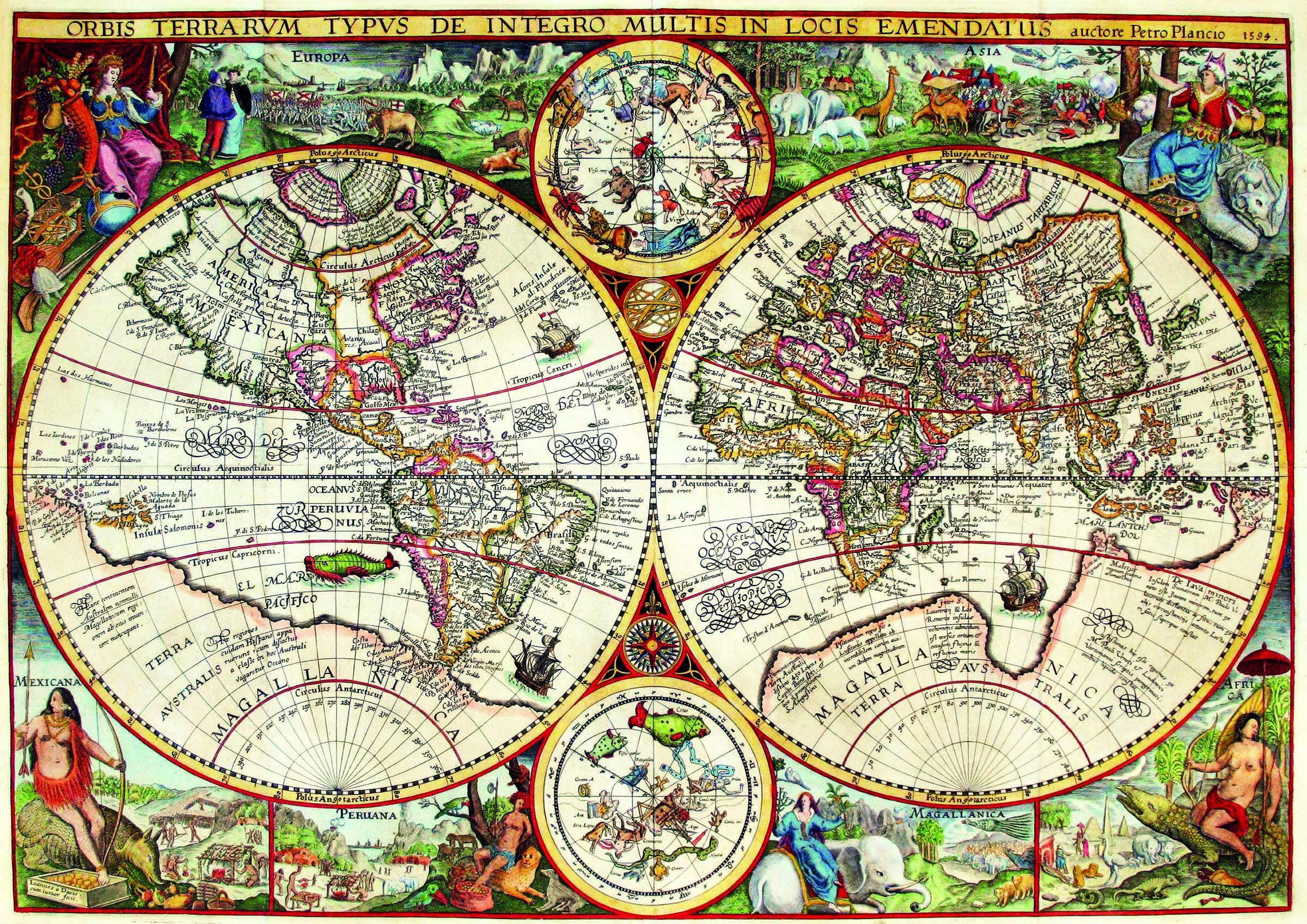 Nostalgic Digital Map,vintage Map Prints,old World,retro Map,historical ...