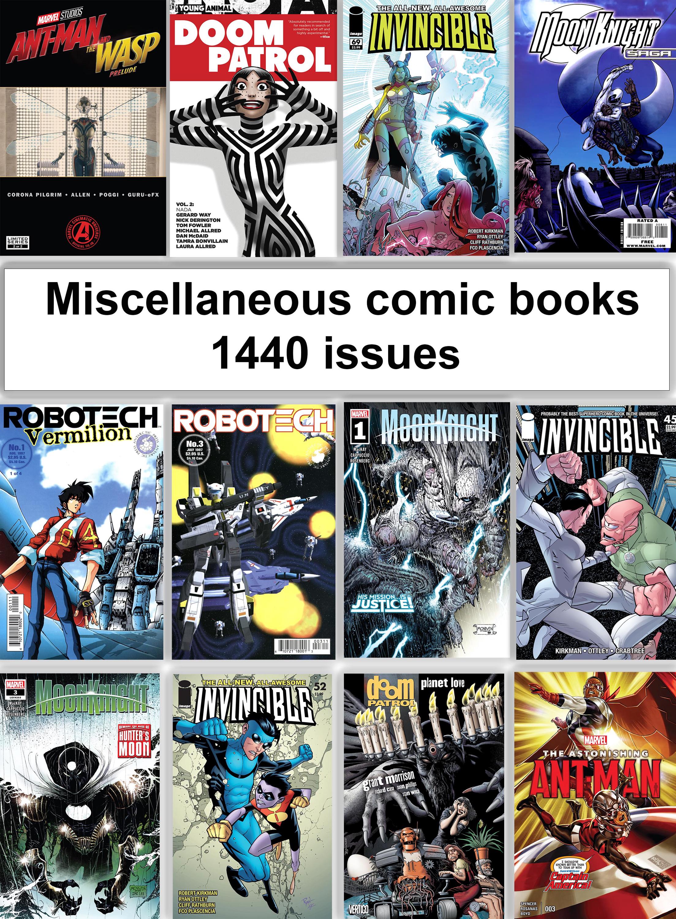 Robotech:ant-man,doom Patrol,invincible,moon Knight Digital Magazin ...