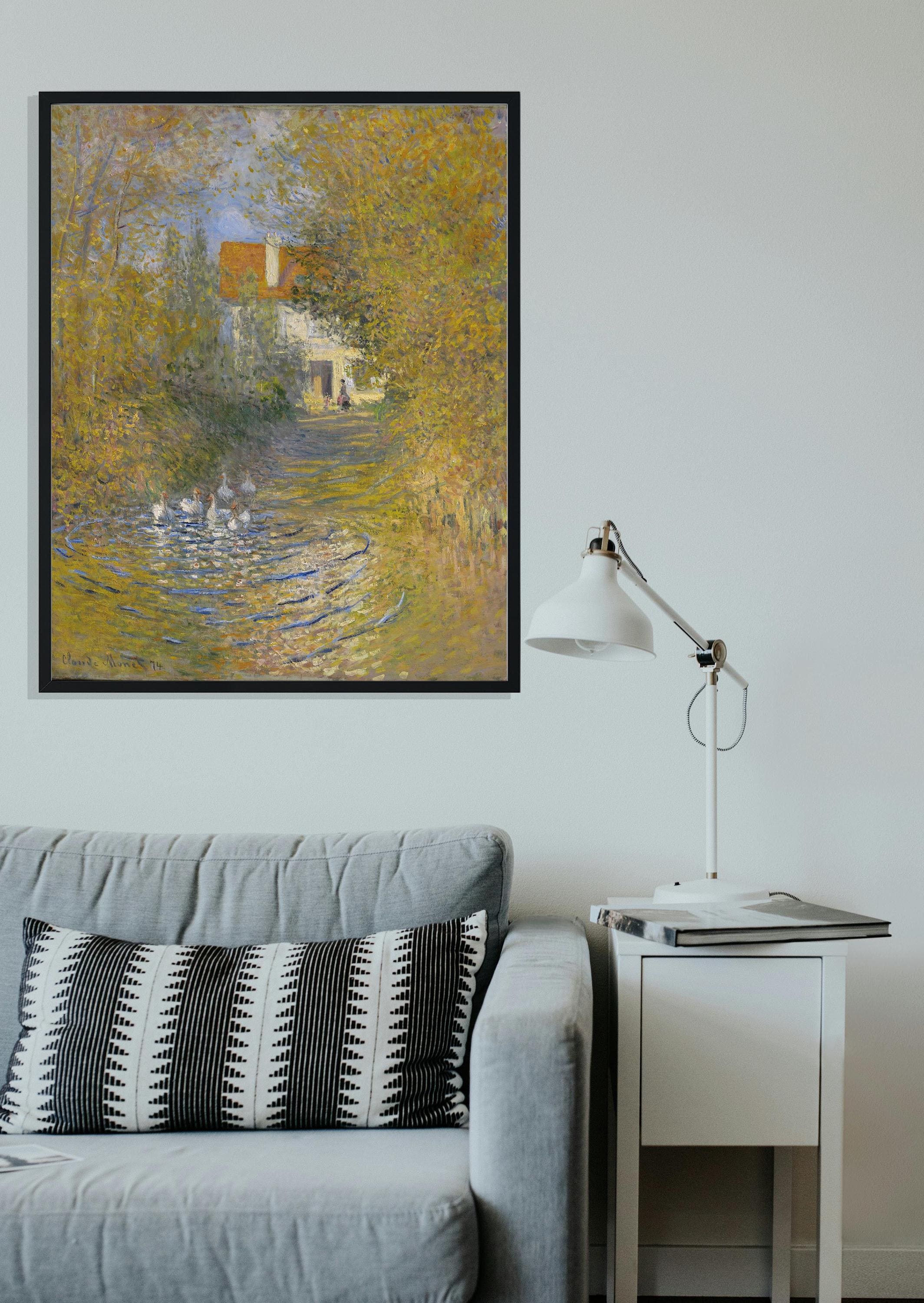 Claude Monet:the Duck Pond Printable Oil Painting - Etsy