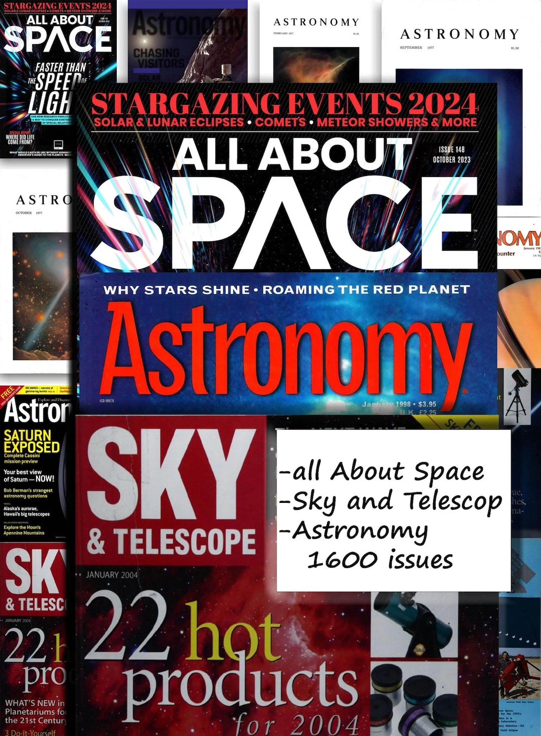 Astronomy:all About Space Sky and Telescope Digital Download ...