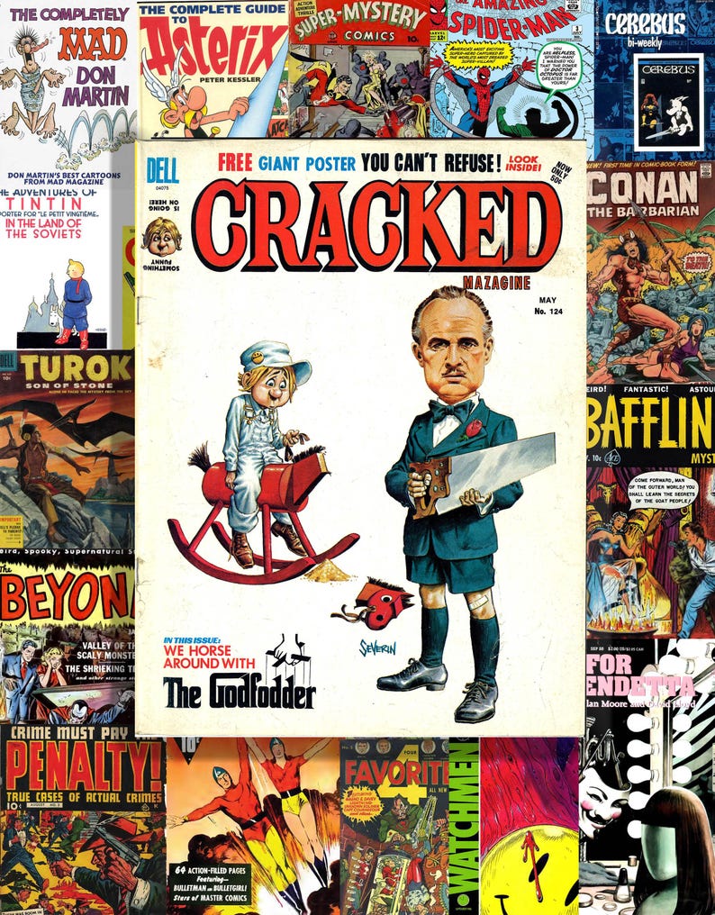 Revistas em quadrinhos antigas: download digital de revistas antigas em PDF - Etsy Portugal