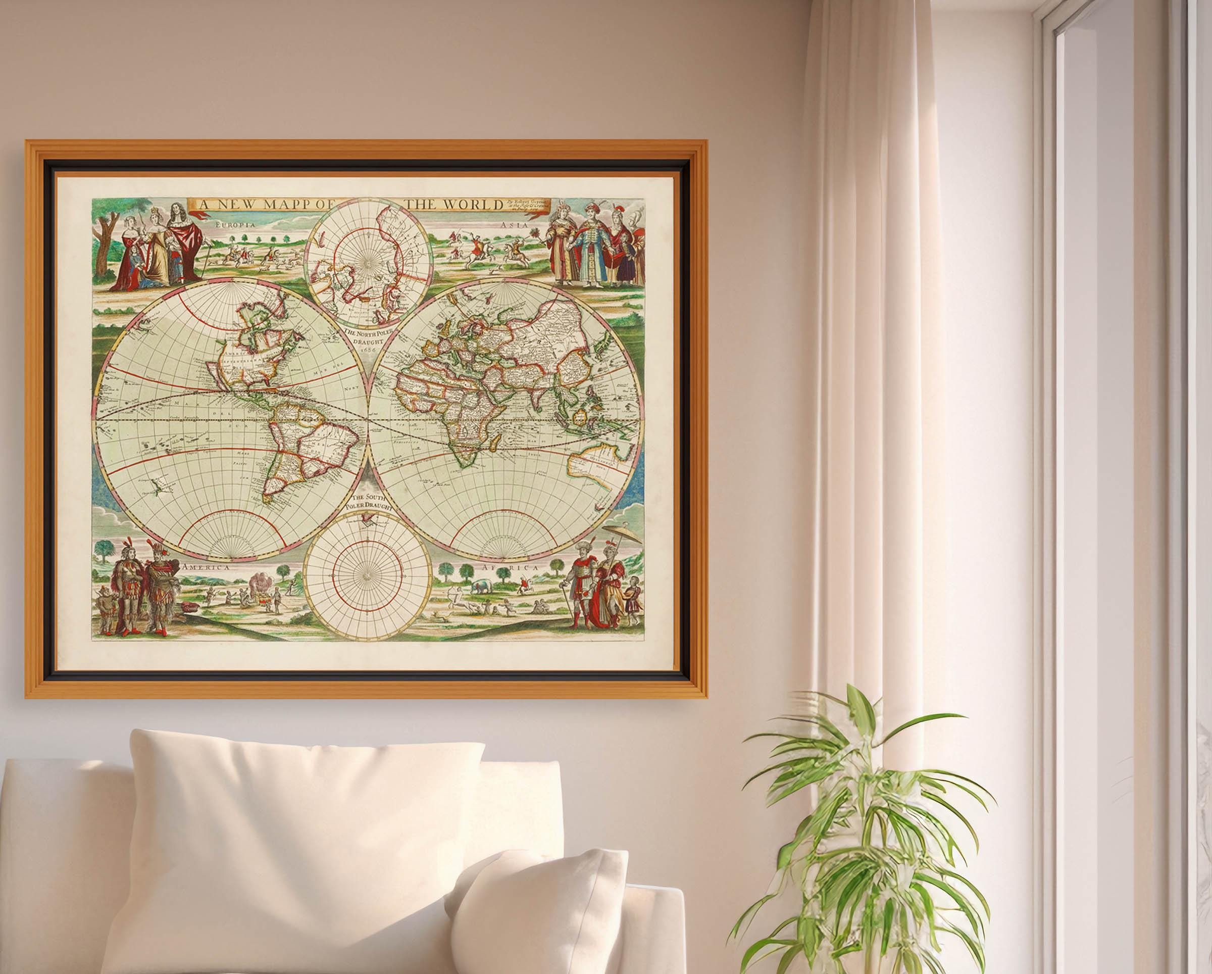 Nostalgic Digital Map,vintage Map Prints,old City,retro Map,historical ...