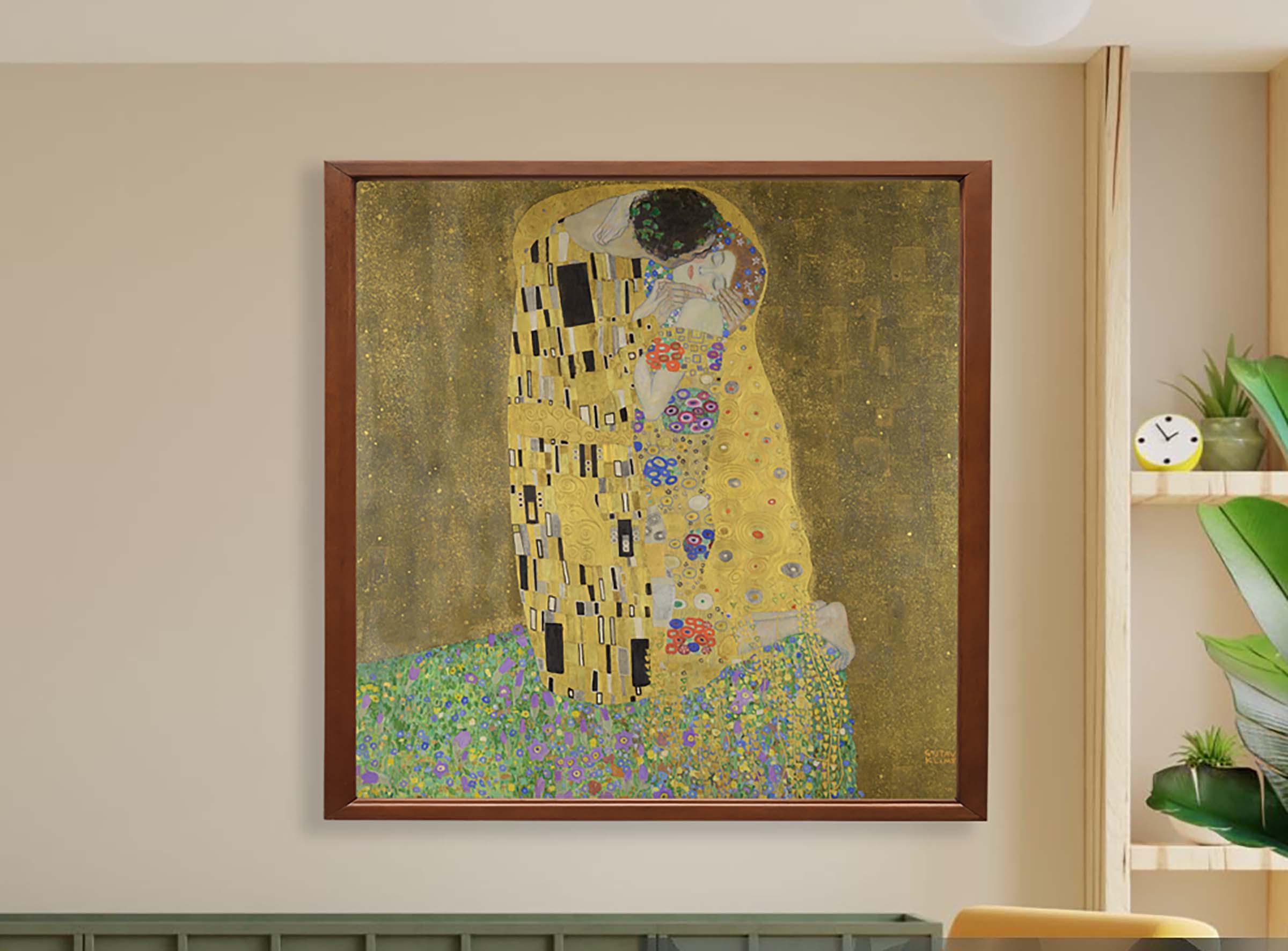 Gustav Klimt_the Kiss_printable Oil Painting_instant Download Painting ...
