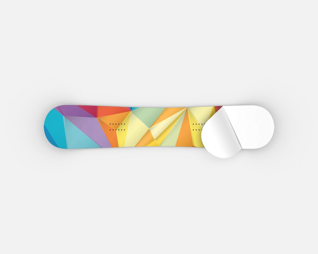 ABSTRACT TRIANGLES Snowboard Wrap by Board Rockers, Skin, Decal ...
