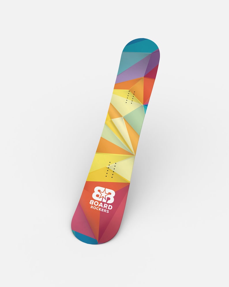 ABSTRACT TRIANGLES Snowboard Wrap by Board Rockers, Skin, Decal ...
