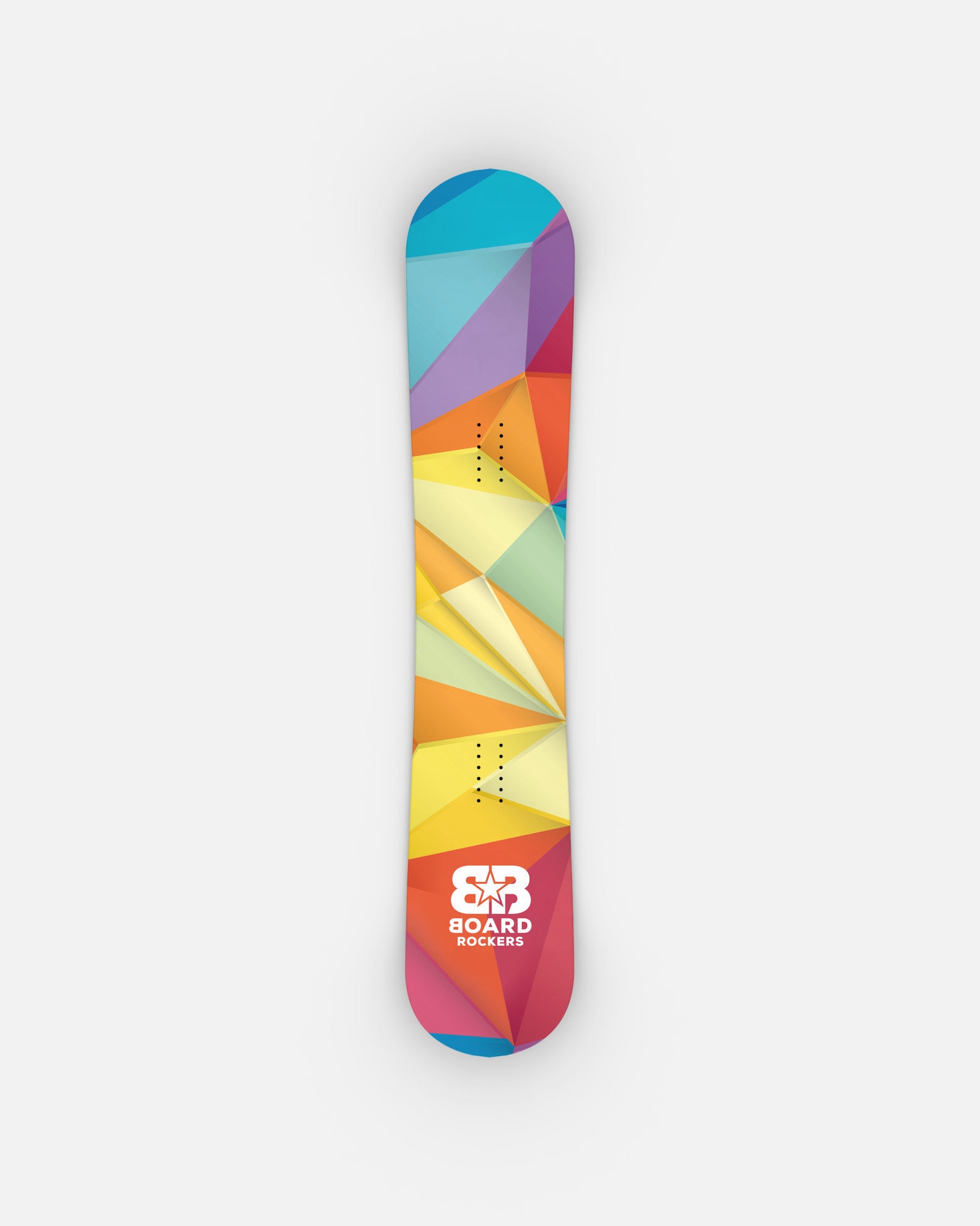 ABSTRACT TRIANGLES Snowboard Wrap by Board Rockers, Skin, Decal ...