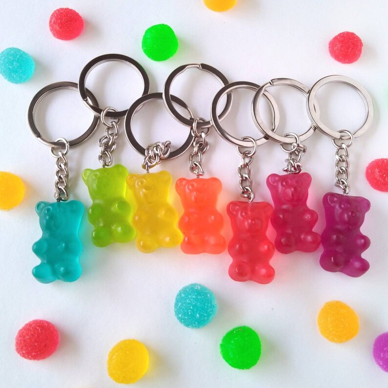 Super Realistic Big Gummy Bear Key Chain - Etsy