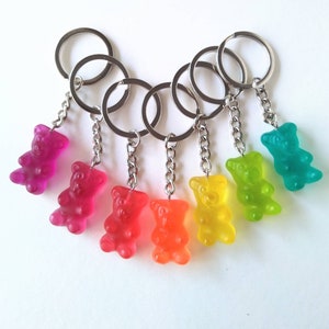Super Realistic Big Gummy Bear Key Chain - Etsy