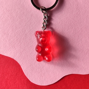 Super Realistic Big Gummy Bear Key Chain - Etsy