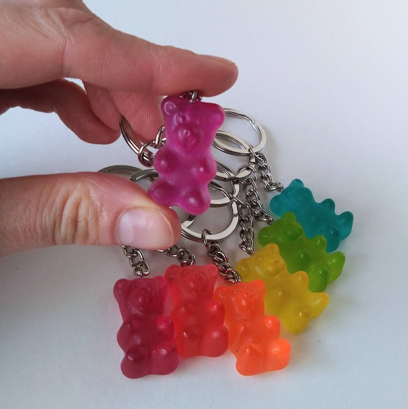 Super Realistic Big Gummy Bear Key Chain - Etsy