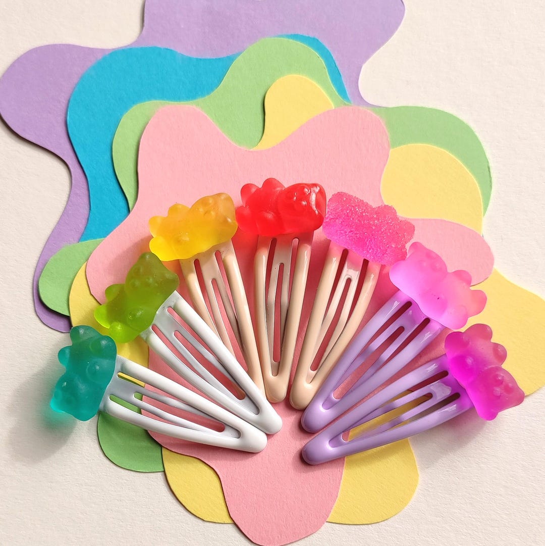 Gummy Bears Hair Clips Tic Tac Hair Clips, Hair Accessories for Girls ...