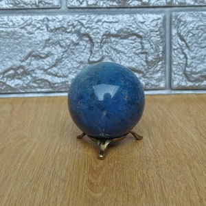 204g Lapis Lazuli Ball, Lapis Obelisk Crystal Ball Afghanistan Gemstone ...