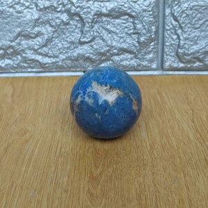 204g Lapis Lazuli Ball, Lapis Obelisk Crystal Ball Afghanistan Gemstone ...